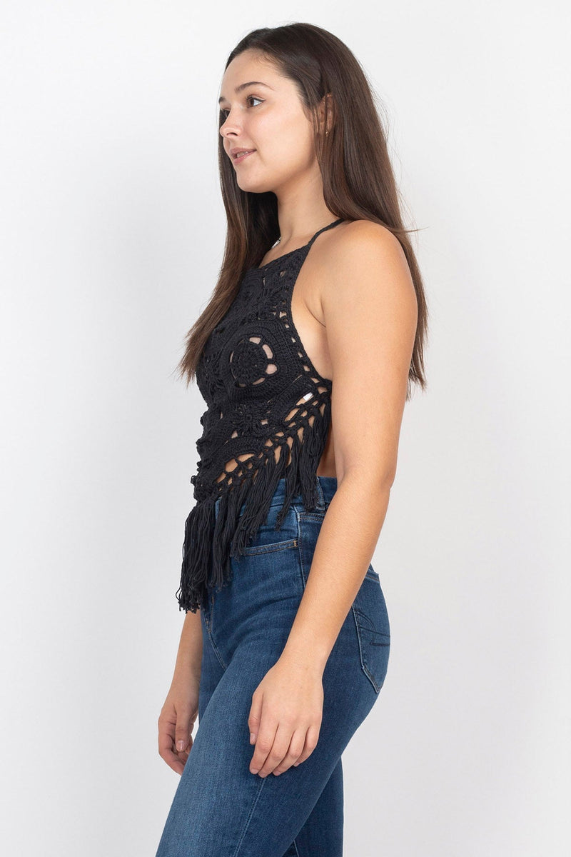 Mandala Halter Crochet Top – Lakhay-Wholesale